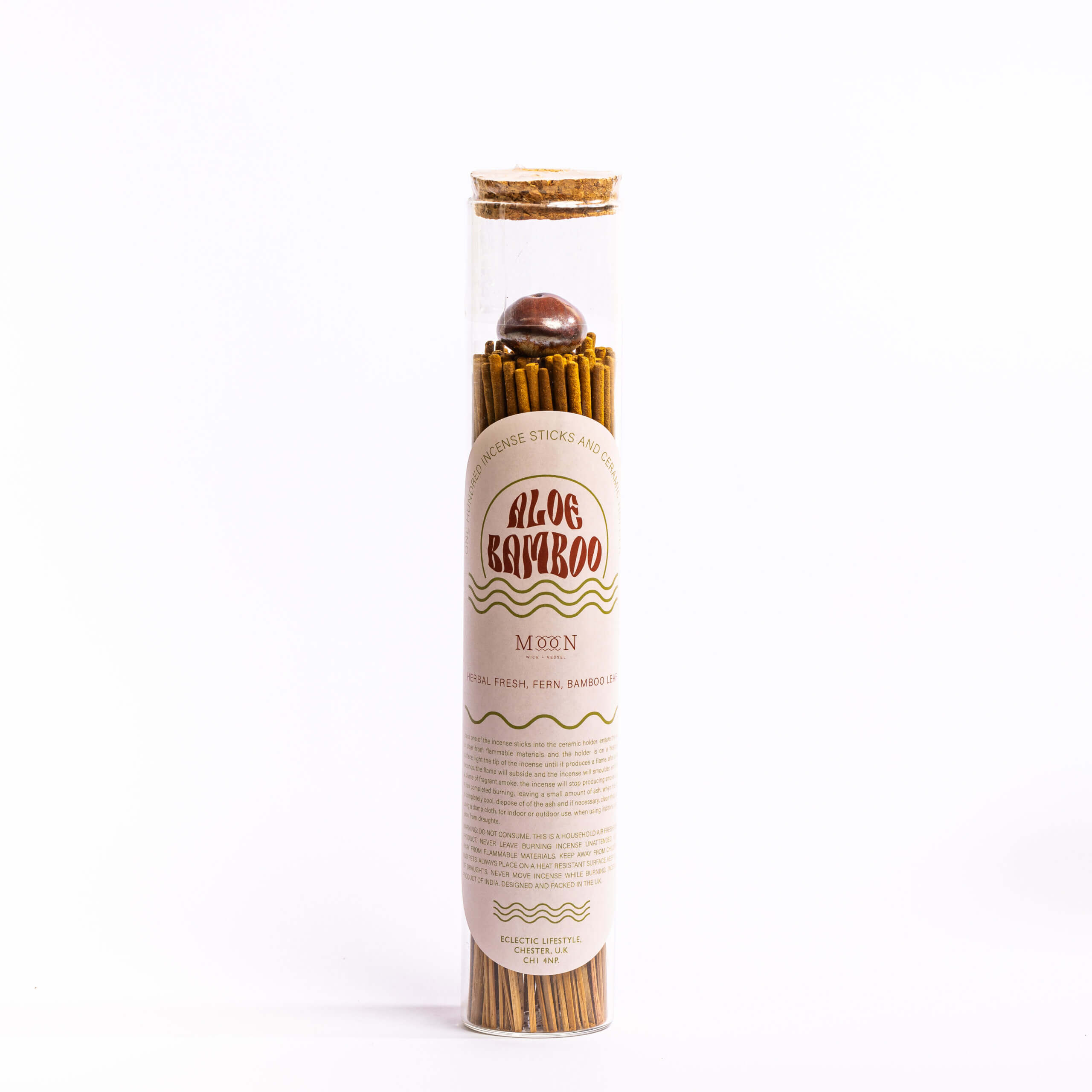 Aloe Bamboo Incense – 100 Stick Jar • The Eclectic Lifestyle Company